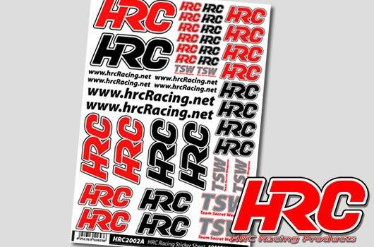Hrc racing HRC2002A Stickers - HRC Racing Products - Basic Vinyl HRC ...